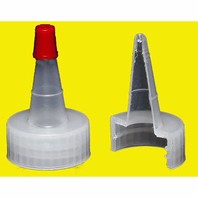 28-410 Dispensing Caps | Yorker Spout | Red Top | 1,400 Pack