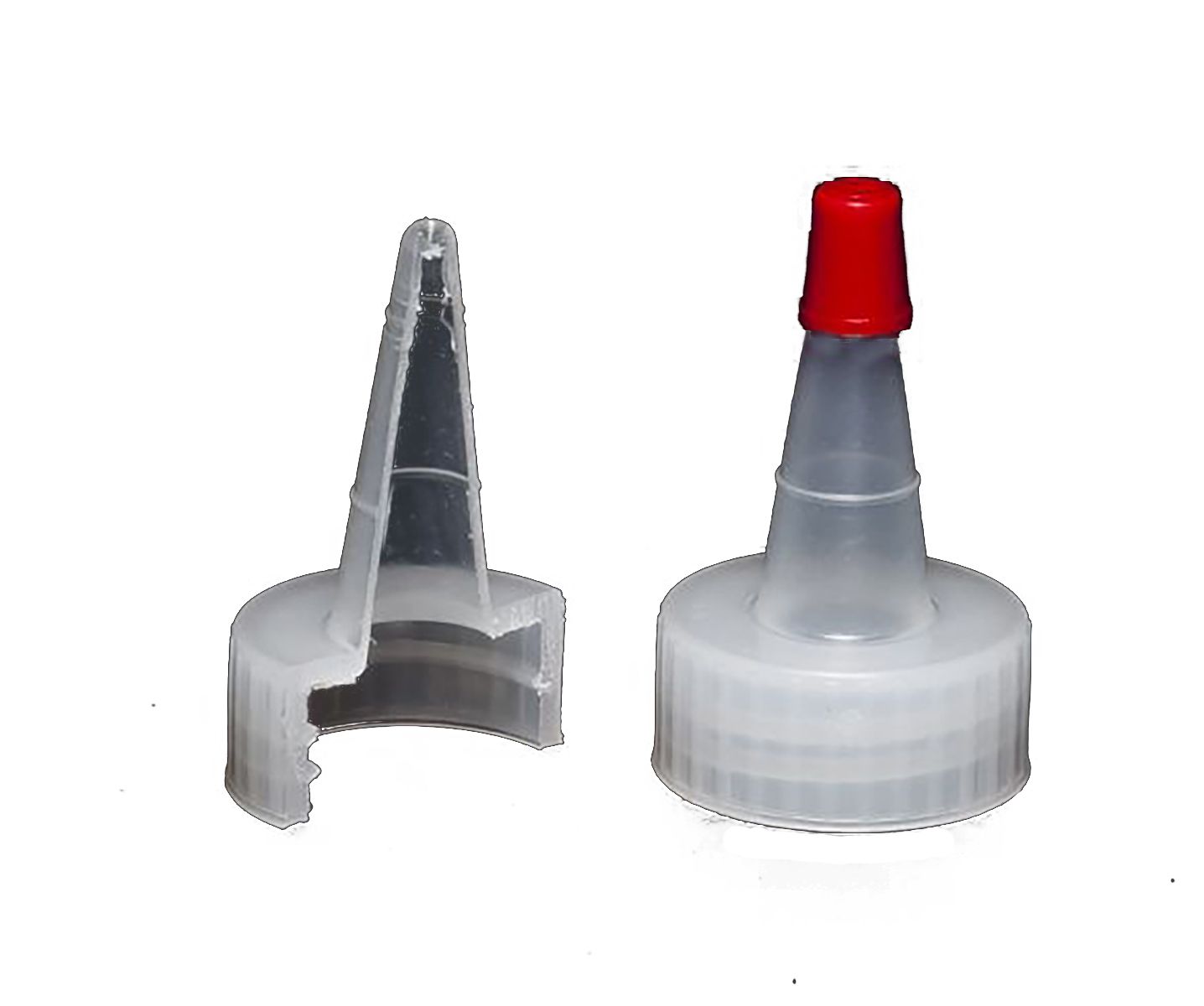 28-400 Dispensing Caps,Yorker Spout, Red Top,Size 28-400,1,000 Pack