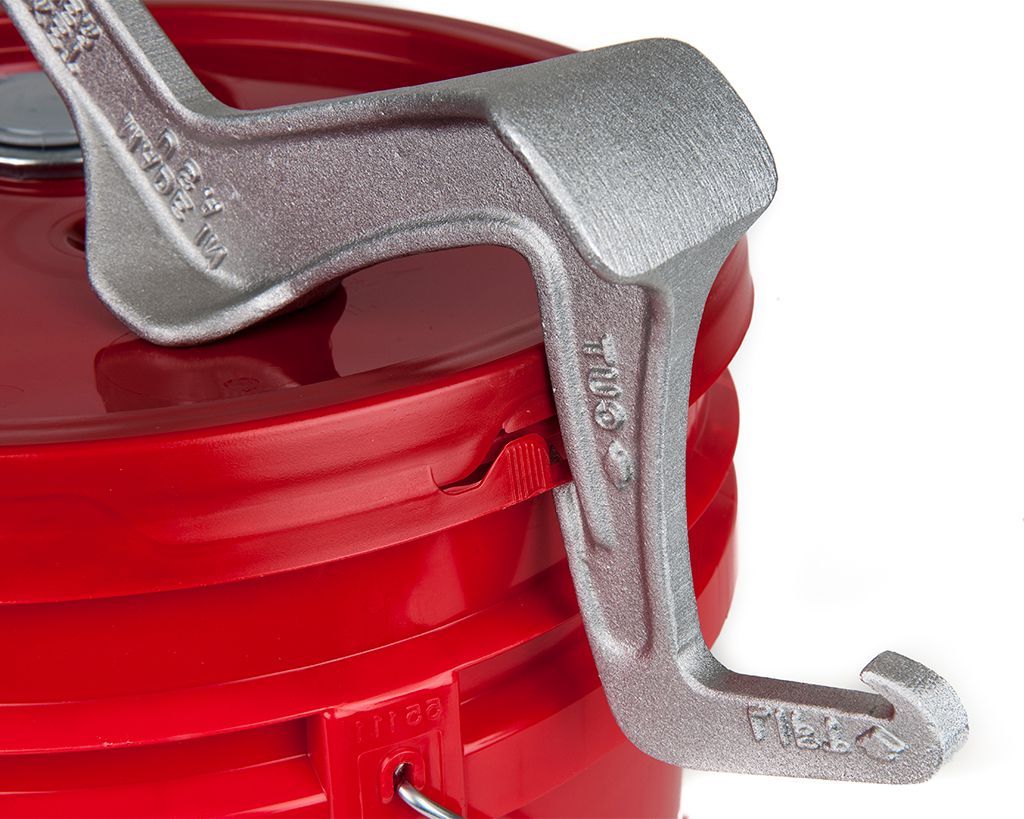 3 in 1 Pail Opener | Cast Aluminum tool - 21 inches long | Cuts, Lifts ...