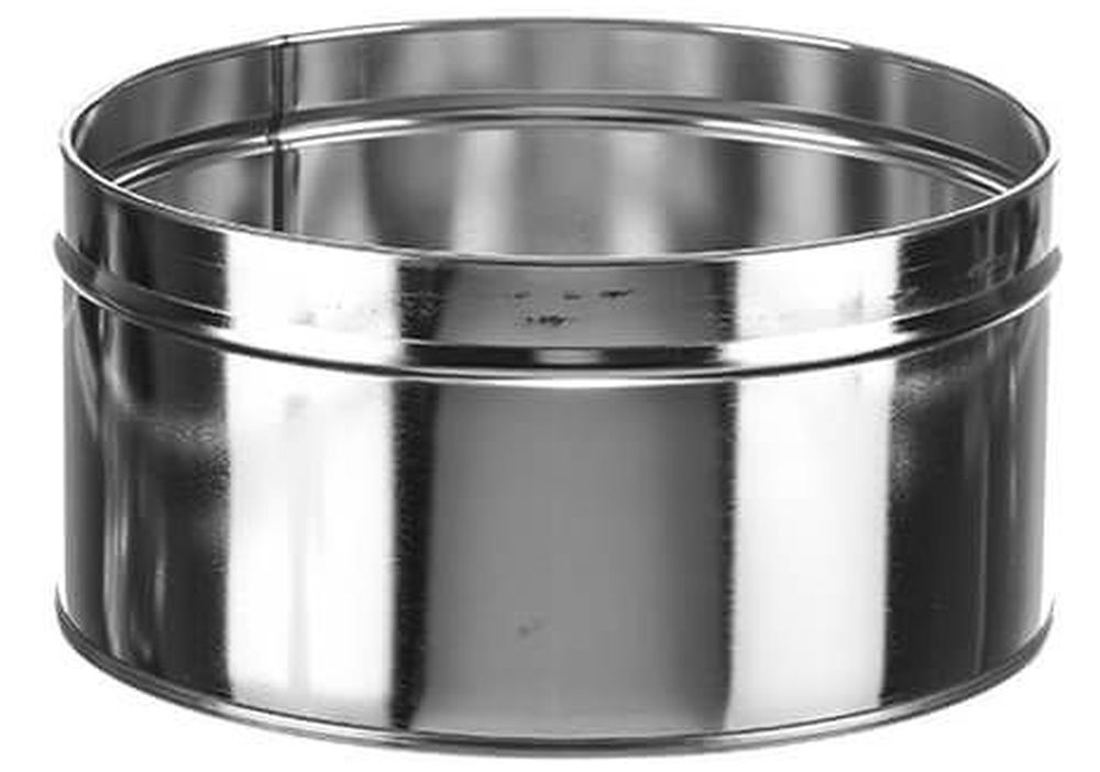 3 lb Industrial Slip Cover Cans,6 1/8" x 3",48 Case Pack