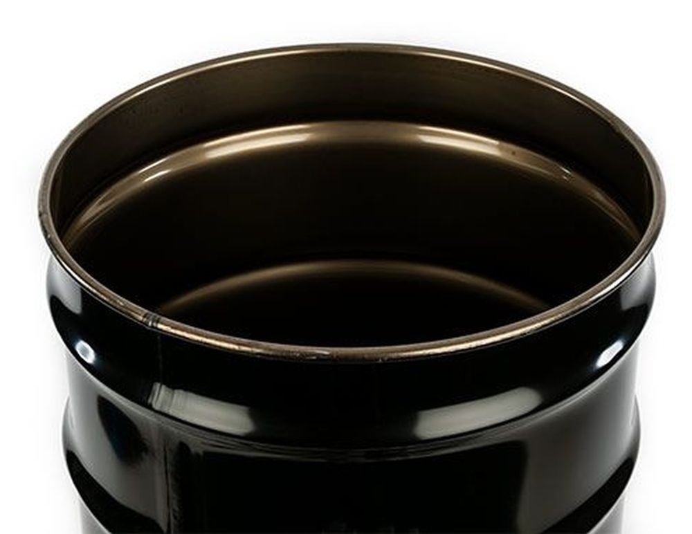 30 Gallon Open Head Steel Drum, Un Rated, Bolt Ring, Rust Inhibitor