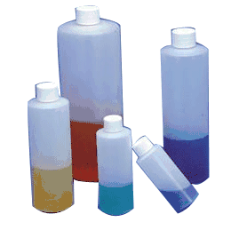 32 oz HDPE Cylinder Bottles Natural Color,144 Pack