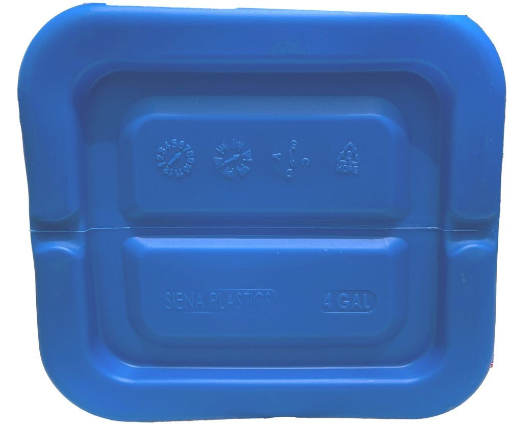 4 Gallon Plastic Jug Closed-Head with 70mm Cap | Blue Color