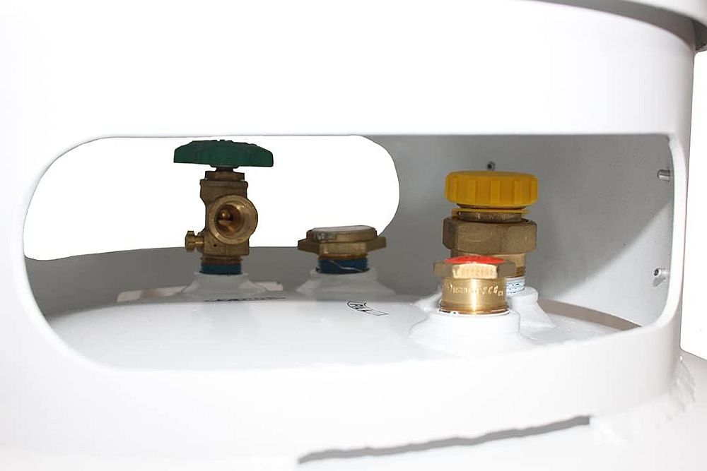 New Premium 420# (120-Gallon) ASME Vertical Steel Propane Tank Free ...