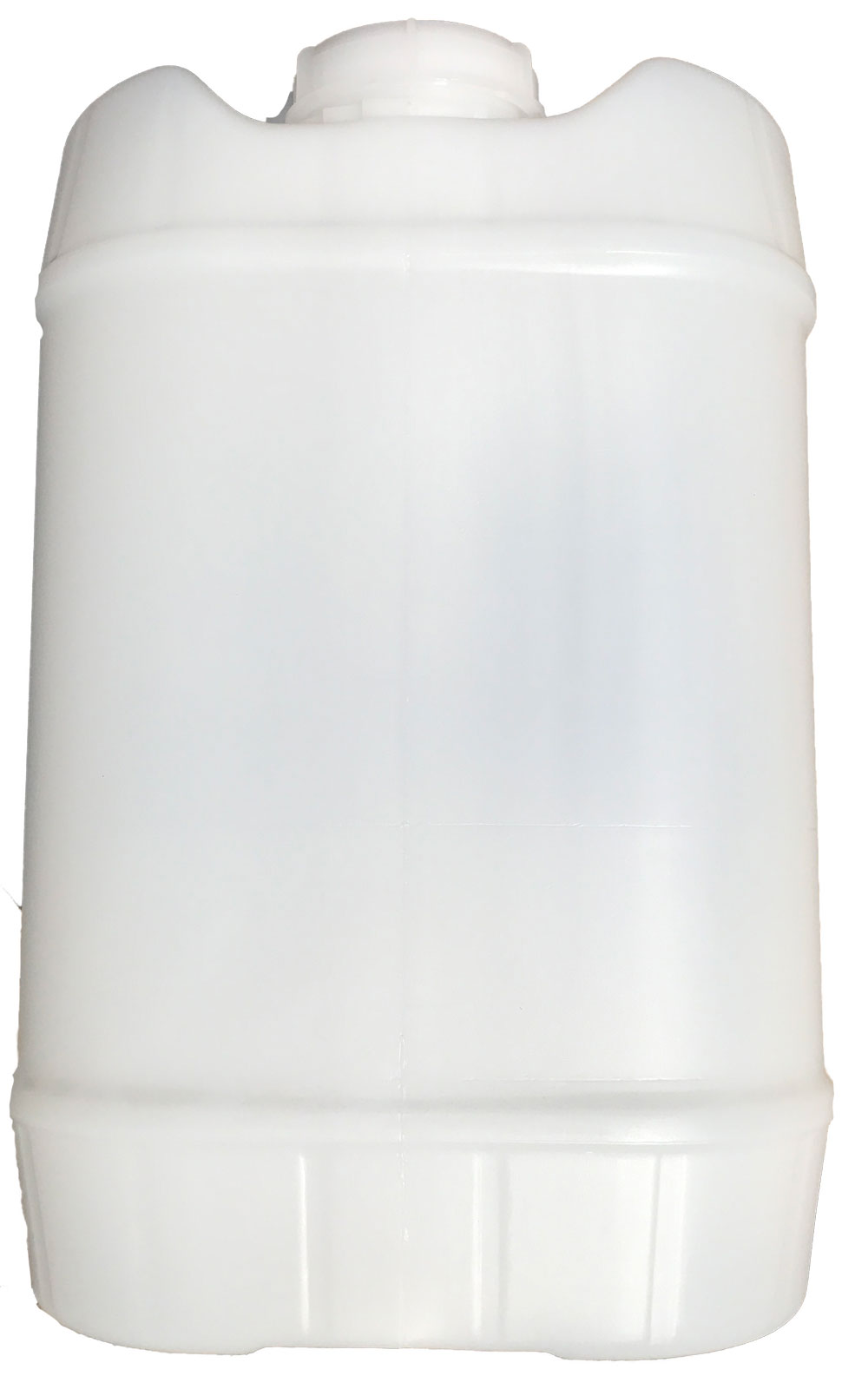 5 Gal Square Plastic HDPE White Jug | Swivel Handle | with 70mm Cap