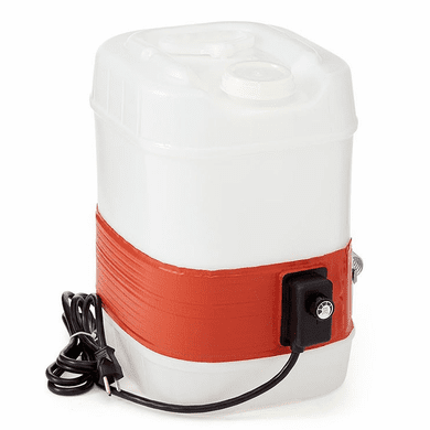5 Gallon (19 Liter) Heavy Duty Silicone Rubber Pail Heater 240v 150w ...