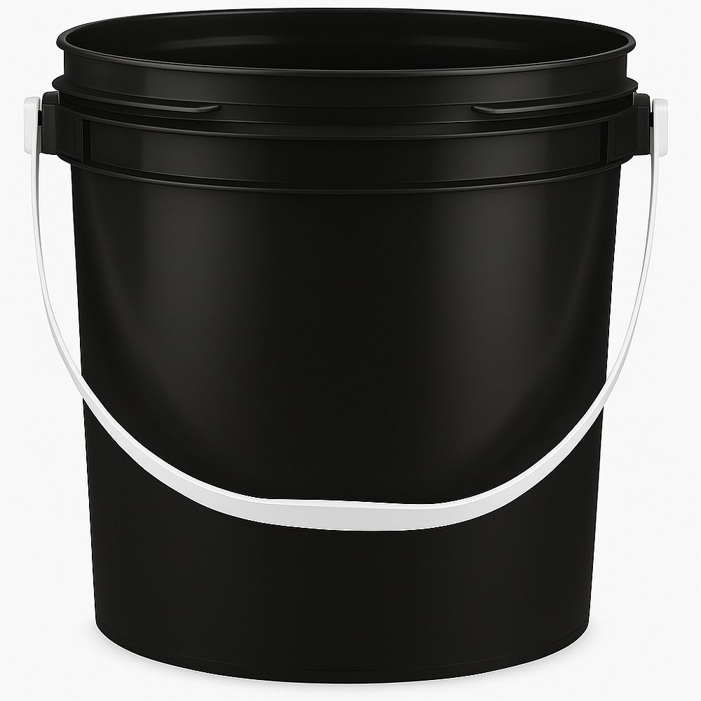 5 Gallon (20L) Bucket All Plastic Non-UN | 3-pack | Free Shipping