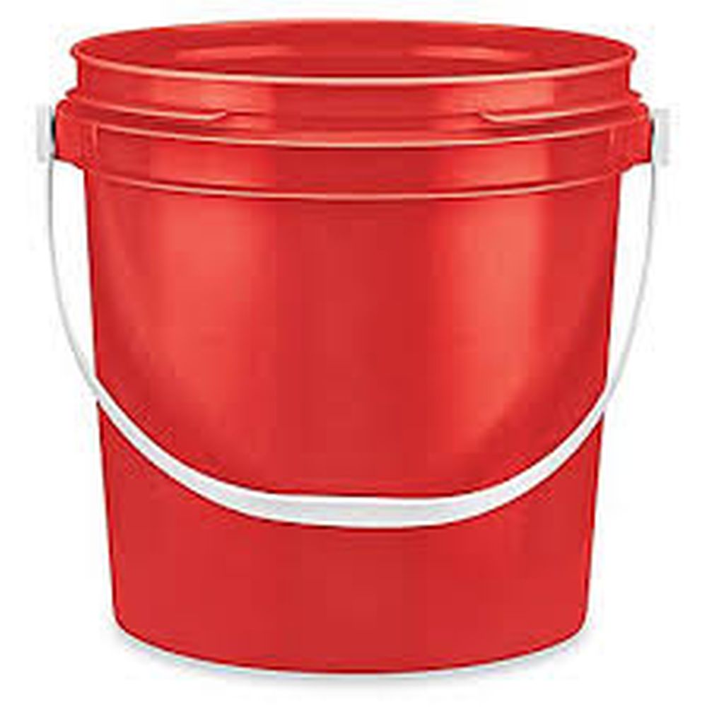 5 Gallon (20L) Bucket Natural Plastic Non-UN | 3-pack