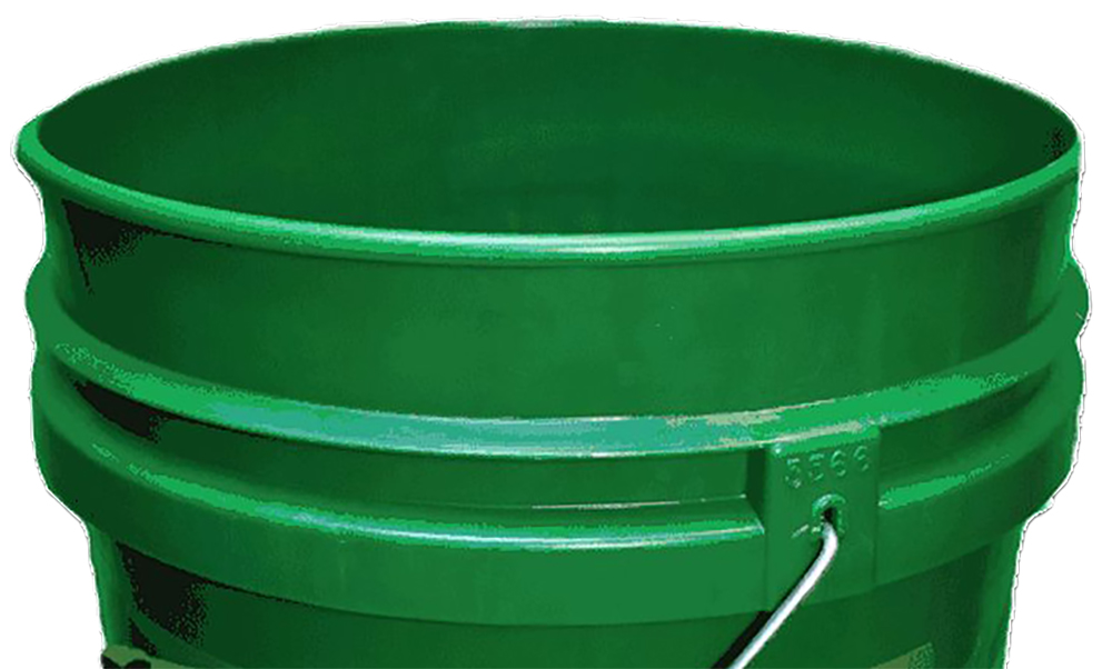 5 Gallon (20L) Camo Plastic Bucket, 3-pack - Non-UN