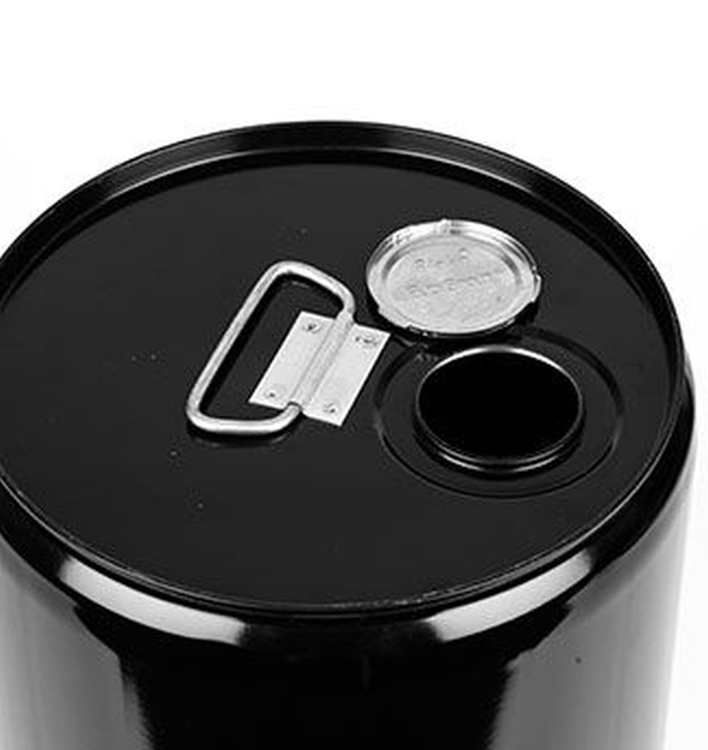 5 Gallon 26 Gauge, Rust-Inhibitor, Tight-Head Steel Pails & Cans, Black ...