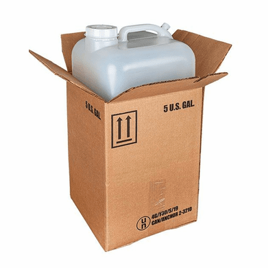 5 Gallon Assembled Bottle & Carton Hedpak Corrugated Cardboard ...