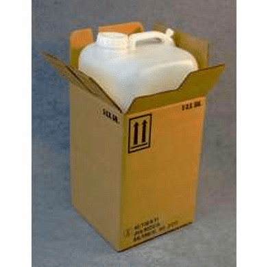 5 Gallon Assembled Bottle & Carton Hedpak Corrugated Cardboard ...