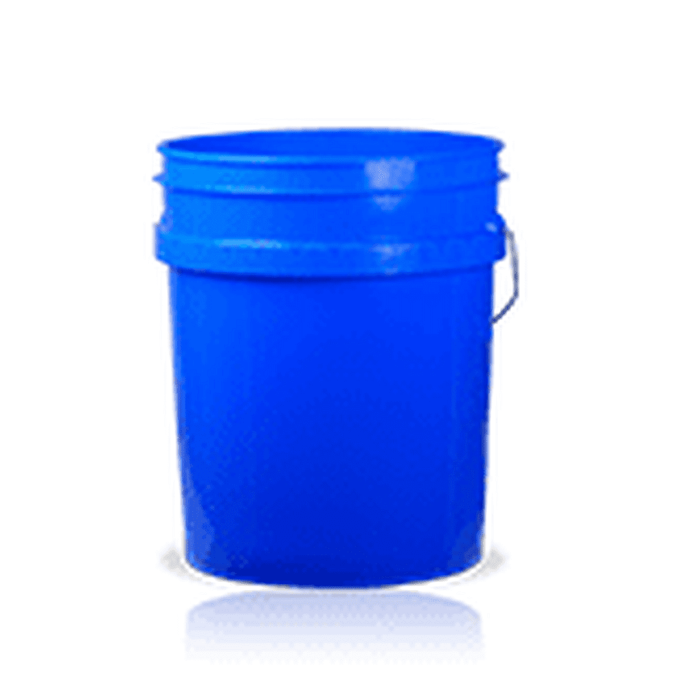 5 Gallon (20L) Blue Plastic Bucket, 3-pack - Non-UN
