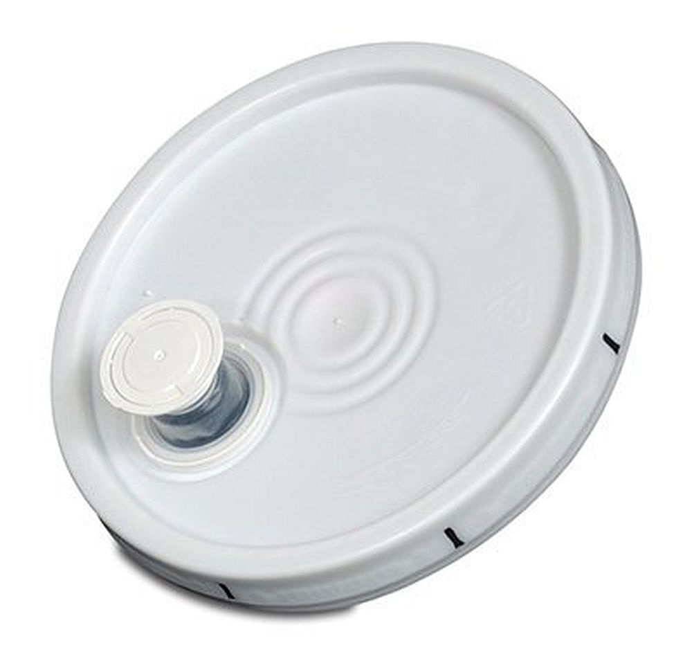 5 Gallon Buckets & Easy Pour-Spout Lids White Combo 3 Pack Free Shipping