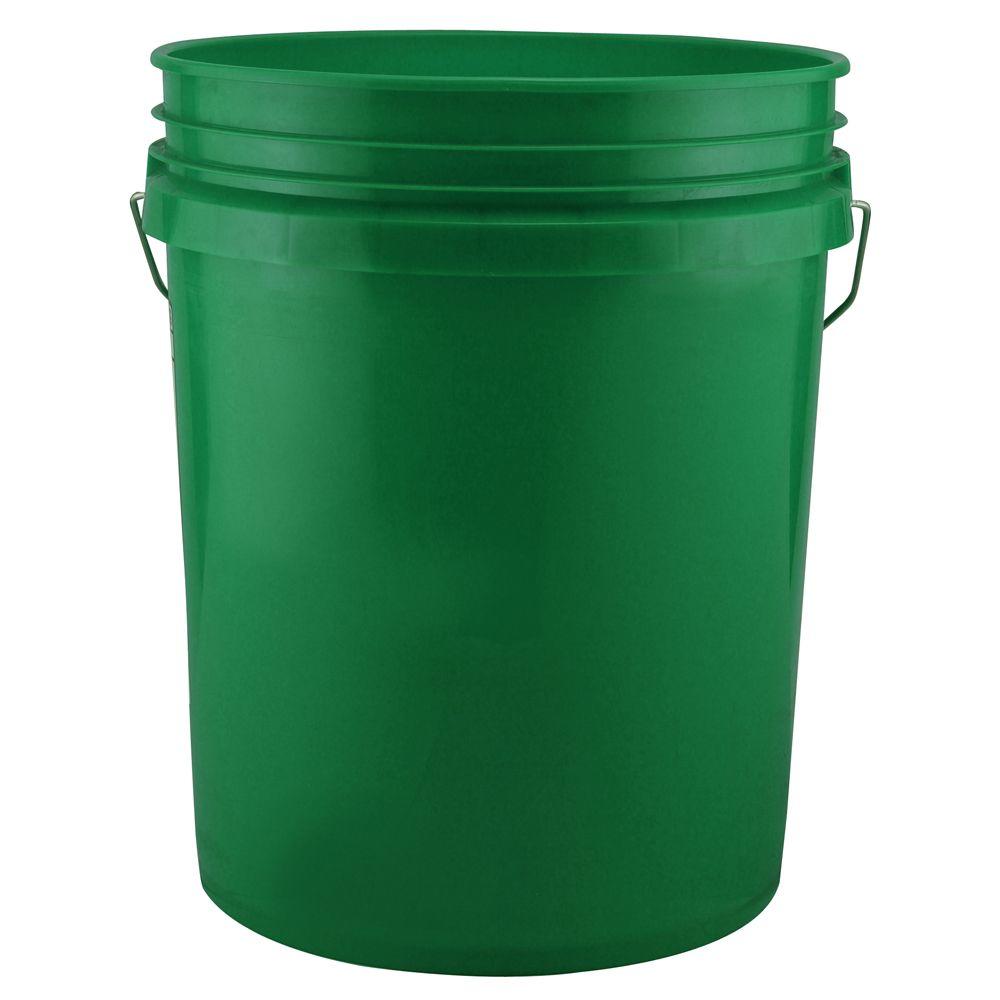 5 Gallon Buckets, Seven (7) Pack Plastic All Colors