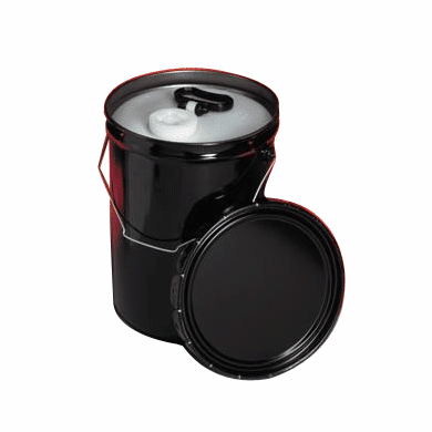 5 Gallon DELPAK Tighthead Pail With Dish cover,lever lock ring 36 Pack