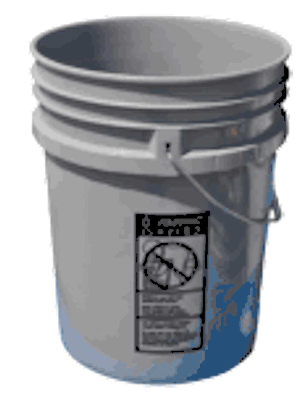 5 Gallon Gray Bucket 3 pack