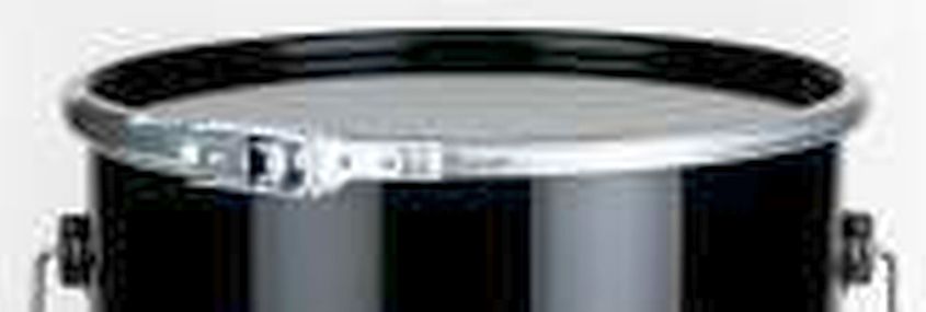 5 Gallon Open Head Steel Pails, Red Phenolic Lined -Lever Lock Ring ...