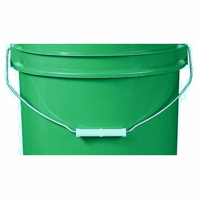 5 Gallon Plastic Bucket Green 3 Pack