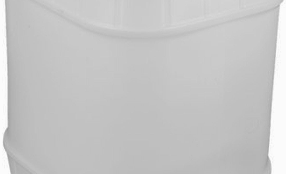 5 Gallon Rectangular Closed-Head Plastic Jugs,with Screw Cap,Natural