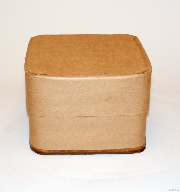 5 Gallon Square All-Fiber Corrugated Cardboard Drum With Corrugated ...