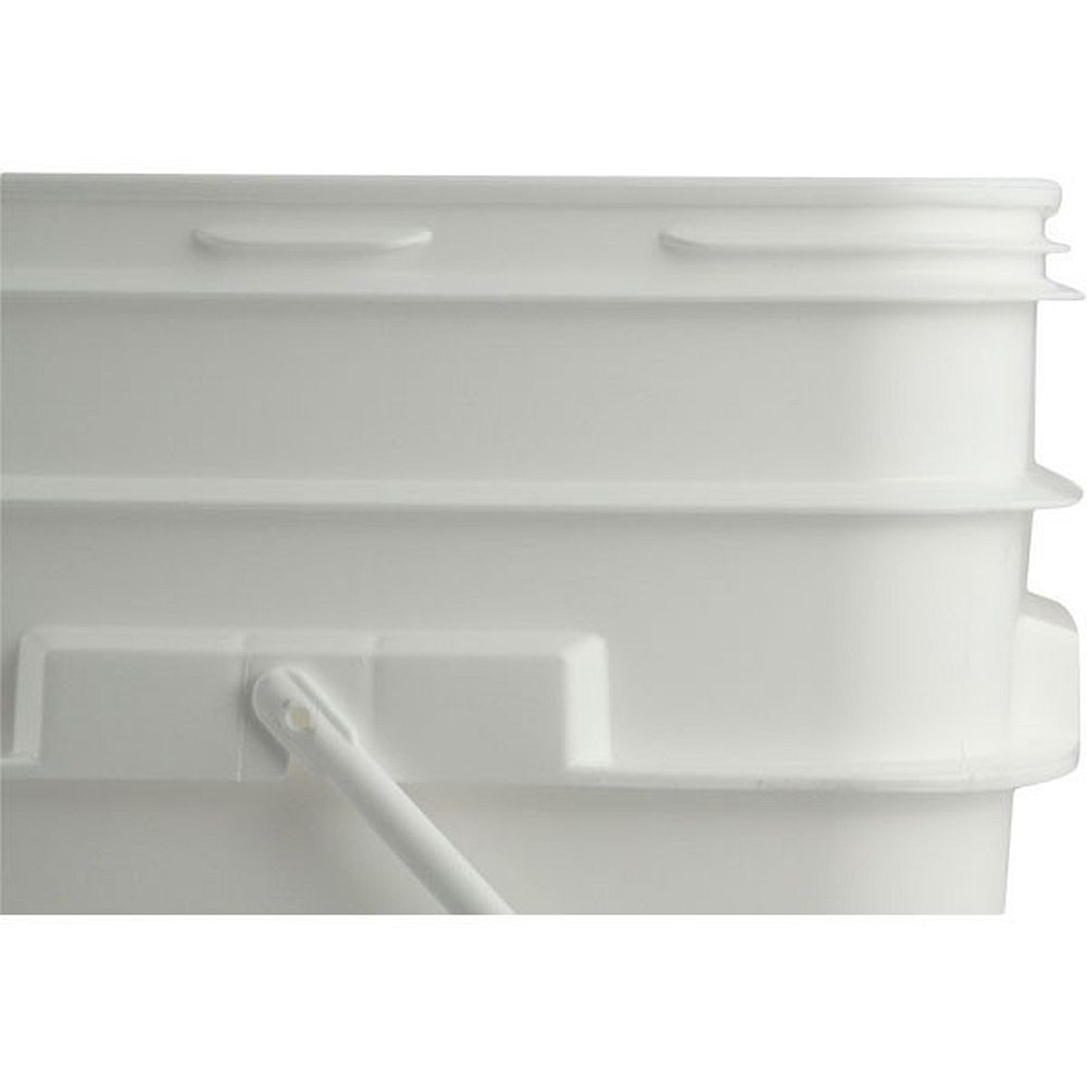 5 Gallon Square Ez Stor® Bucket Pail and lid, w/handle, 6 Pack ...