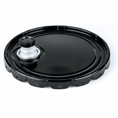 5 Gallon Steel Pail, Open Head, Lug, Flexspout® Opening, 28 Gauge - Black