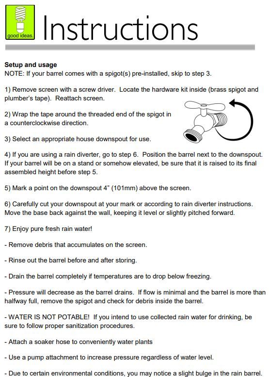 50 Gallon Impressions Corsican Rain Saver Barrel Free Shipping!