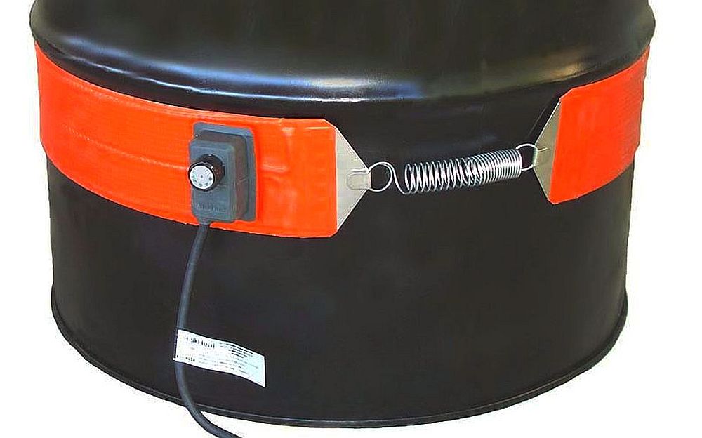 55 Gallon (208 Liter) Extra Heavy Duty Silicone Rubber Pail Heater 120v ...