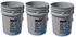 5 Gallon Gray Bucket 3 pack