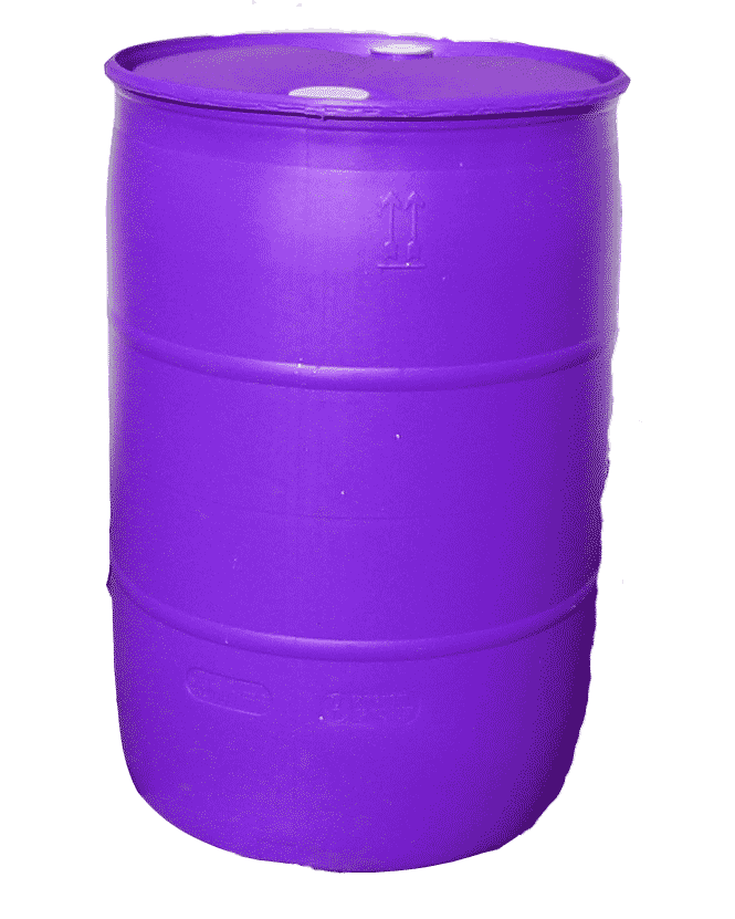 55 Gallon Purple Barrel, Tight Head, Free Shipping Discontinued