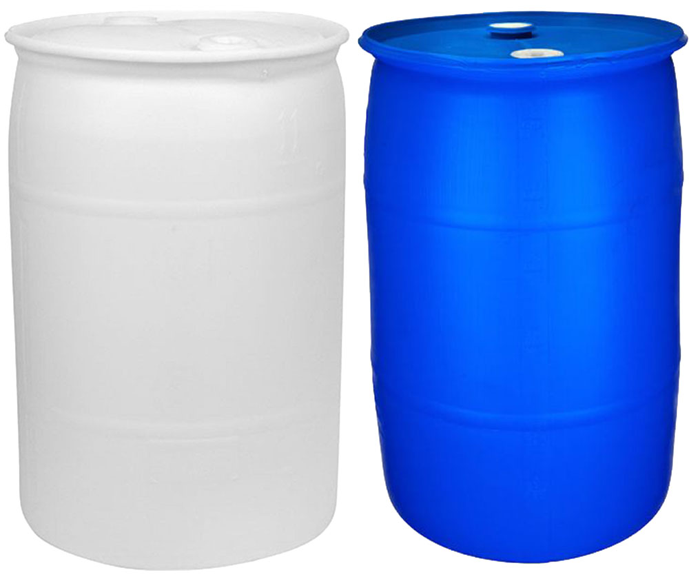55 Gallon New Fresh Water Storage Barrel Food Grade Material | Blue or ...