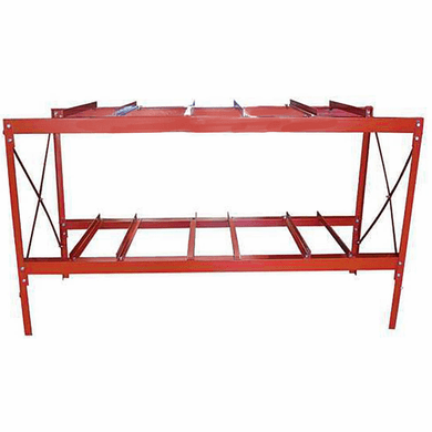 6-Drum, 2 Shelves - Economical Drum Storage Racks