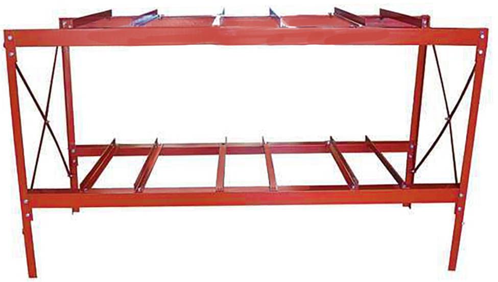 6-Drum, 2 Shelves - Economical Drum Storage Racks