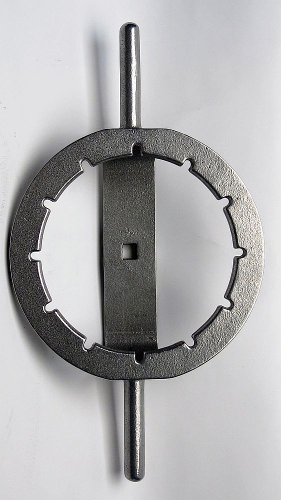 6" IBC SOCKET WRENCH-ALUMINUM, w/ 1/2" Slot Free Shipping