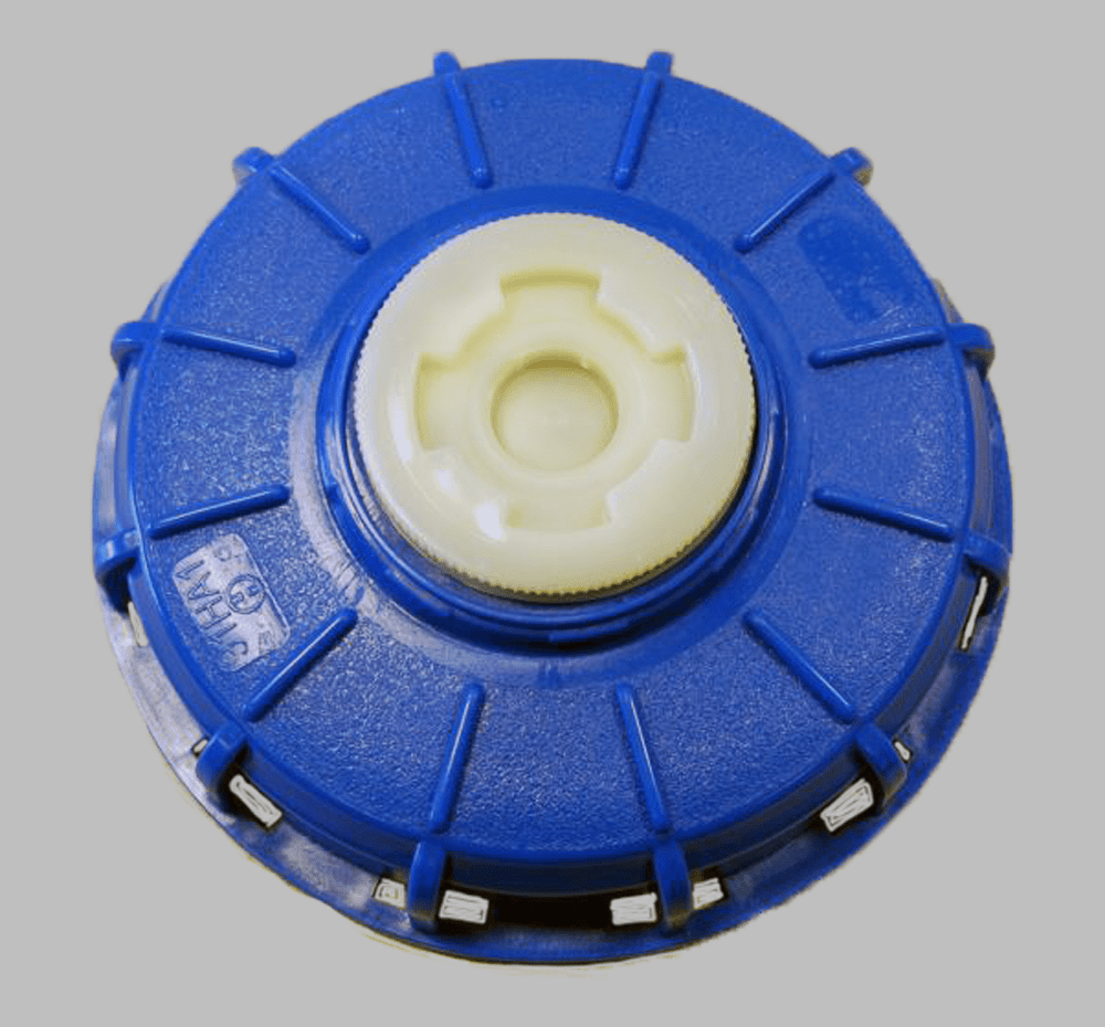 6 Inch HDPE Fill CAP For IBC Tote Tanks | Blue Color | With 63mm Bung