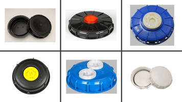 6" Polypropylene Fill Caps for IBC's and Tote's