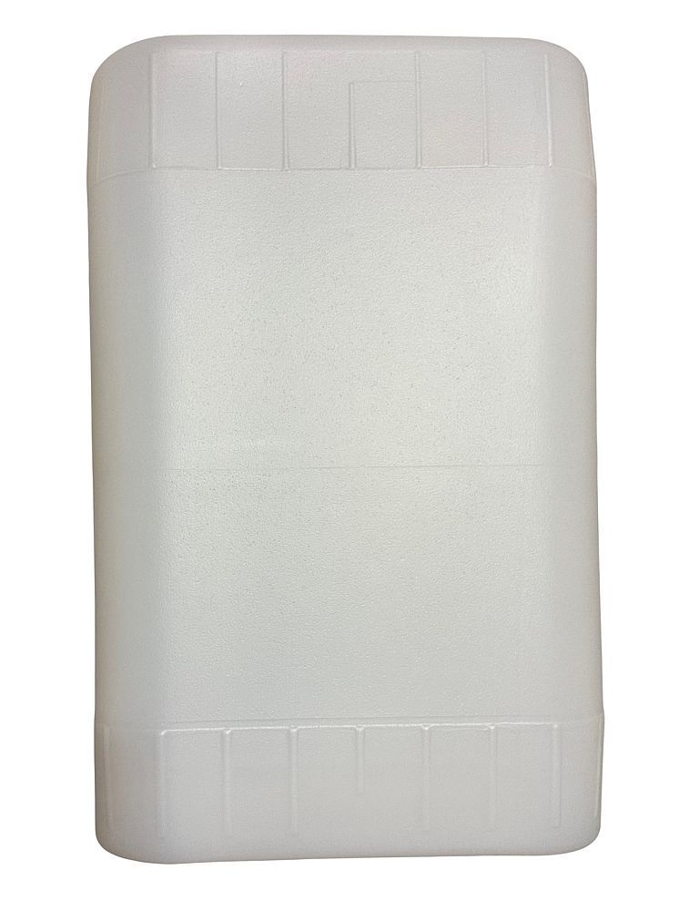 7-Gallon Plastic Square Jug Closed-Head with 70mm Cap | Natural Color