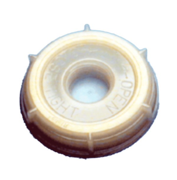 70mm Plastic Screw Cap, with 3/4" Reducer, 3 Pack