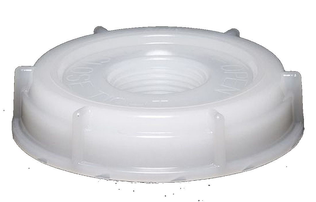 70mm Vented, Plastic Screw Caps with Vented 3/4" Knockout,10 Pack Case