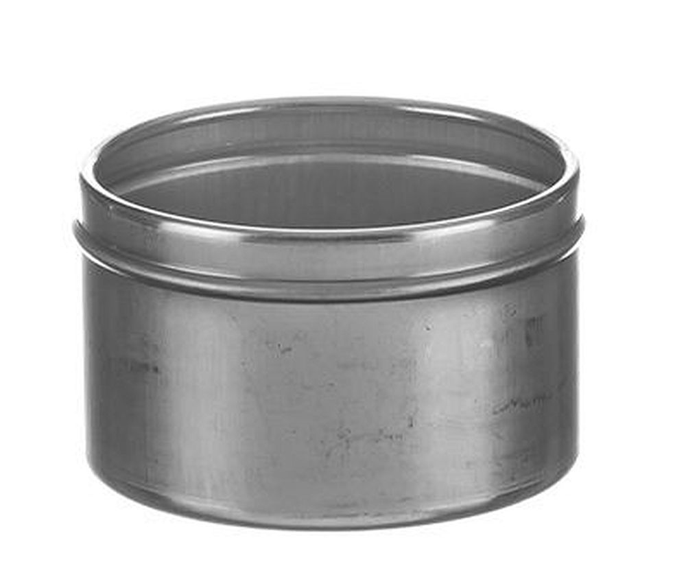 8 oz Bottom Deep Industrial Round Seamless Tins,100 Pack