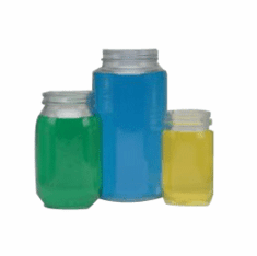 16 oz Economy Glass Jars | Wide Mouth Glass Jar - 63-400 mm |24 Case Pack