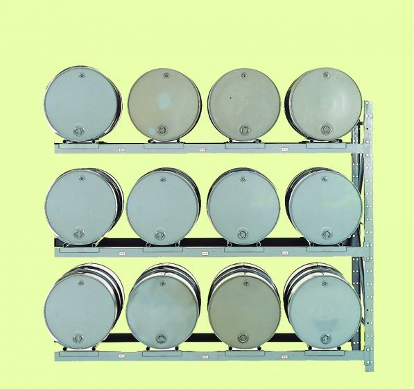 Add-On, 12-Drum - Convertible Drum Pallet Racks