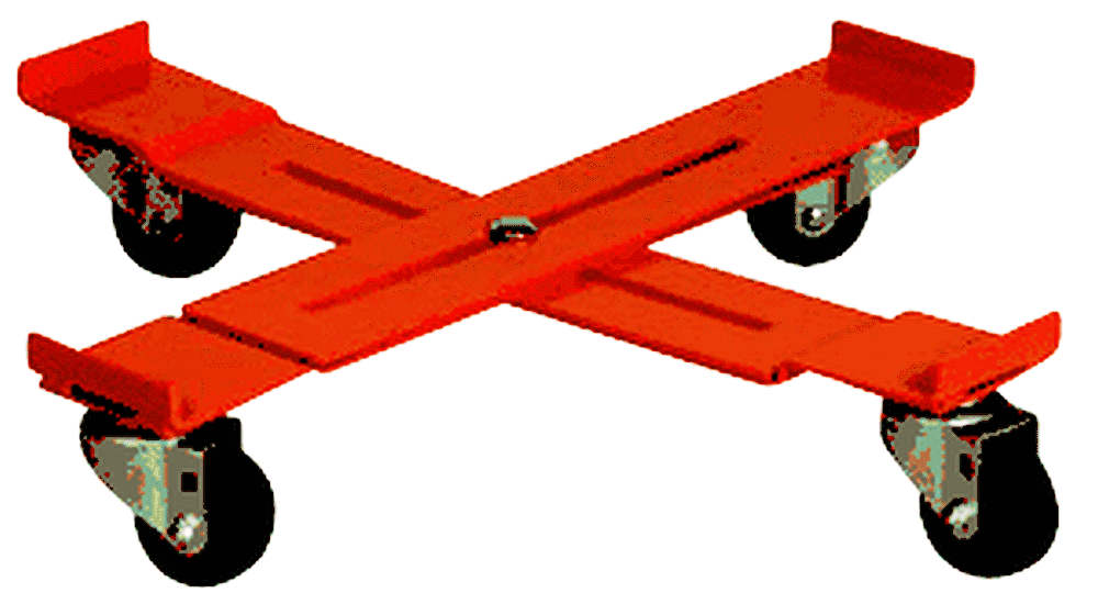Adjustable Drum Dolly, 3" Steel Caster-23" x 36"