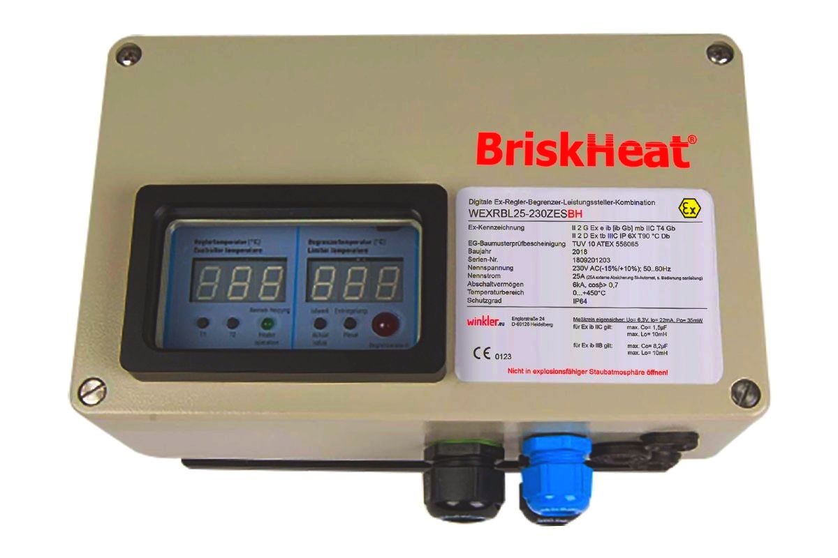 ATEX Temperature Controller/Limiter Combo