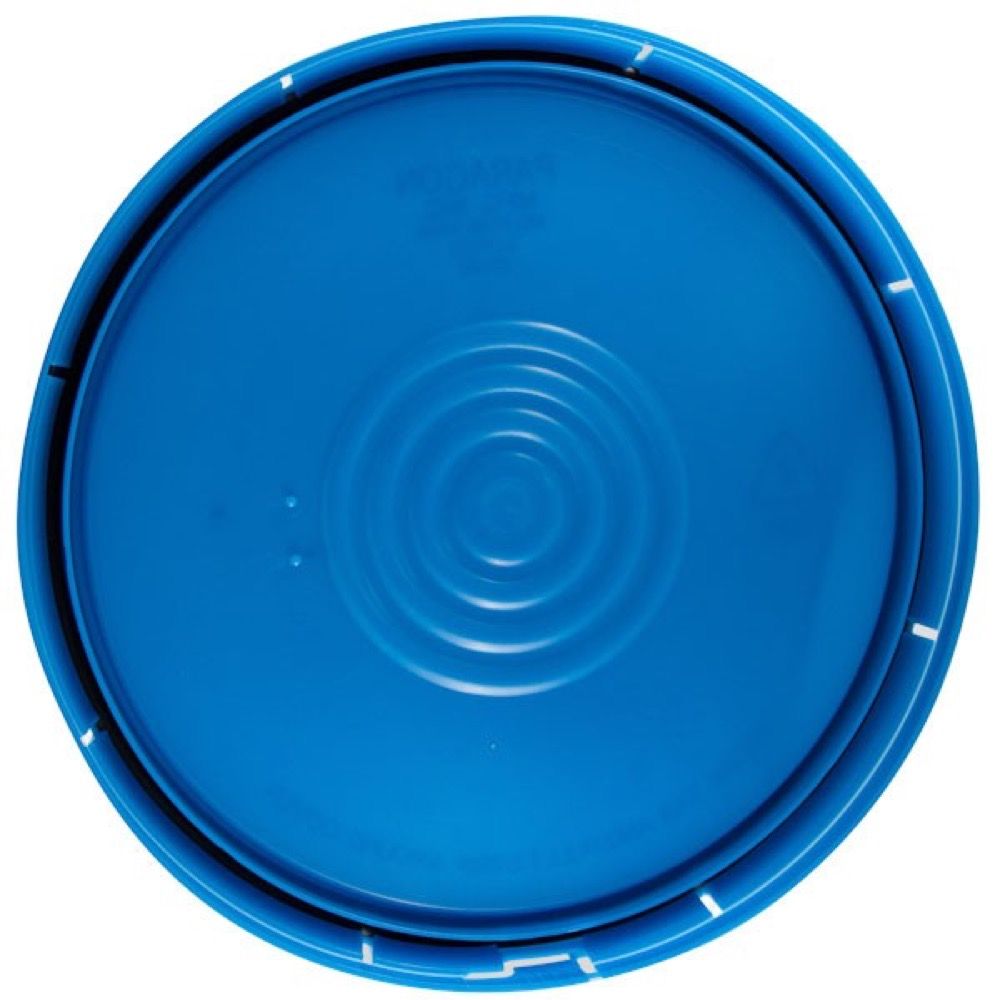 Blue 5 Gallon Buckets and Flat Lids Food Grade Combo 3 Pack Special ...