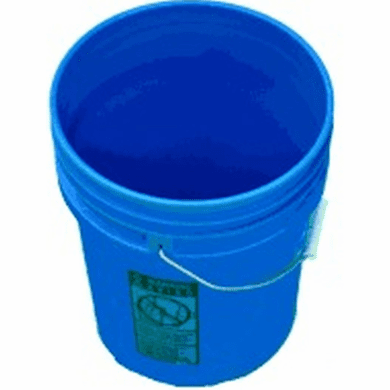 Blue 5 Gallon Buckets and Spout Lids Food Grade Combo 6 Pack Special ...