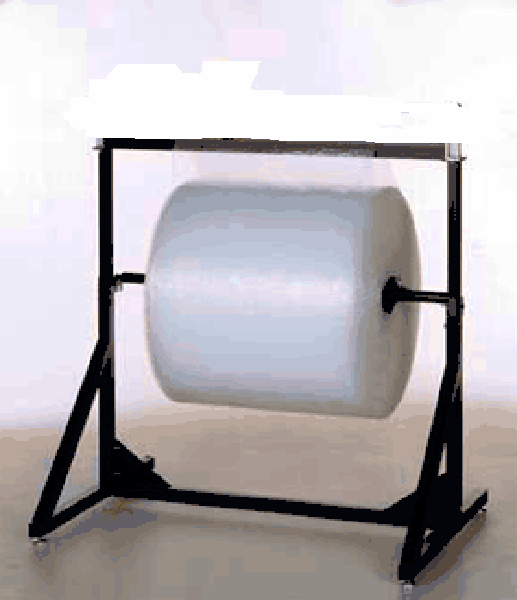 Bubble and Foam Wrap Storage Single roll stand without cutter 64"