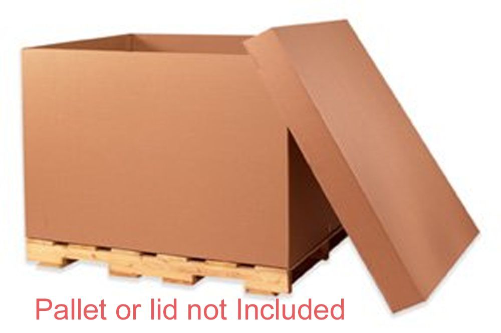 Bulk Cardboard Corrugated Cargo Boxes 48" X 40" X 36",GayLord Regular ...