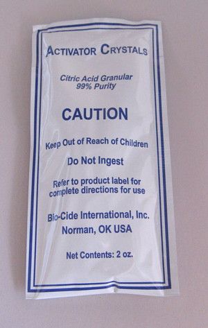 Citric Acid Crystals - 2 oz Packet | Used for Activating Purogene Water ...